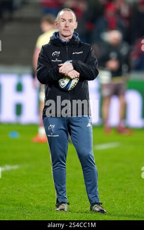 Munster interim head coach Ian Costello before the Investec Champions ...