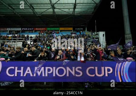 Exeter Chiefs fans celebrate following the Gallagher PREM match at The ...