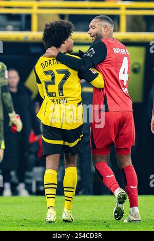 Jonathan Tah (Deutschland, 4) und Karim Adeyemi (Deutschland) lachend im Warm Up UEFA Nations ...