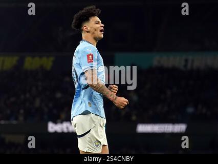 Manchester City's Nico O'Reilly celebrates scoring their side's first ...