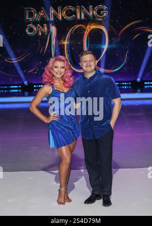 Molly Beth Lanaghan and Sam Aston attends Dancing On Ice - Series 17 ...