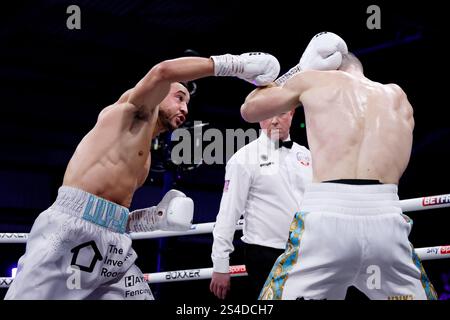 Callum Simpson (left) and Steed Woodall during the British ...