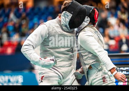 Constant ROGER (FRA) and Raz GOREN (ISR) during the Forvis Mazars ...