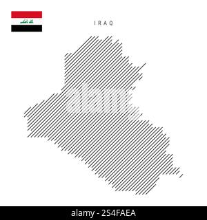 Gray Iraq map Stock Photo - Alamy