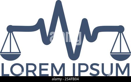 Pulse and balance logo design. Logo concept of antivirus, protection ...