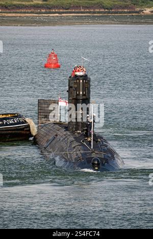 The Trafalgar class nuclear submarine HMS Turbulent Stock Photo - Alamy