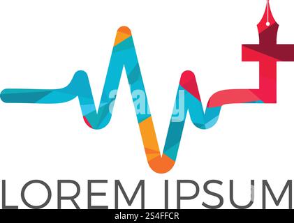 Logo for the Christian Church Living Church pulse of life. Heartbeat ...