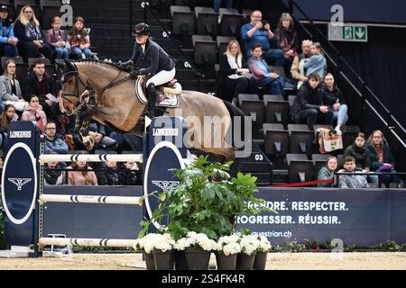 Lea-Sophia Gut of Germany with Canturia 2 during the Prize of Swiss ...