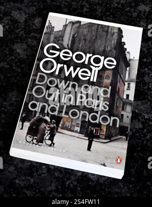Book cover "Down and Out in Paris and London" by George Orwell Stock ...