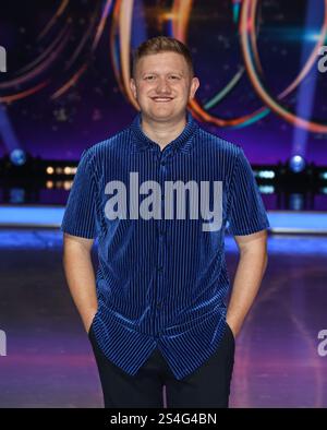 Sam Aston seen during a photocall for "Dancing on Ice" 2025 at ITV ...