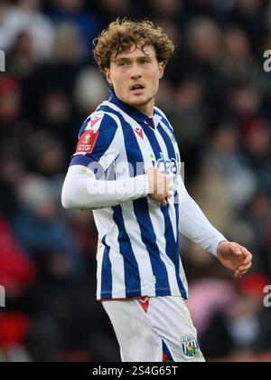West Bromwich Albion's Callum Styles in action during the Sky Bet ...