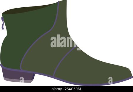 Shoes icons. Silhouette of Men's boots. Shoes icons isolated on white ...