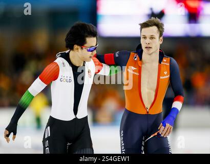 HEERENVEEN - Marcel Bosker after the men's 1500m on the final day of ...