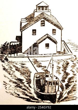 Star Lake, New York, USA. 23rd Aug, 2015. Lilly pads and flowers float ...