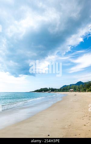 Aerial view of Lhoknga beach in Aceh province, Indonesia Stock Photo ...