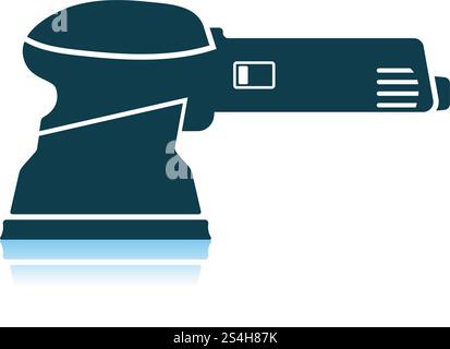 Grinder Icon. Shadow Reflection Design. Vector Illustration Stock ...