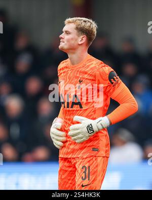 Tottenham Hotspur goalkeeper Antonin Kinsky during a training session ...