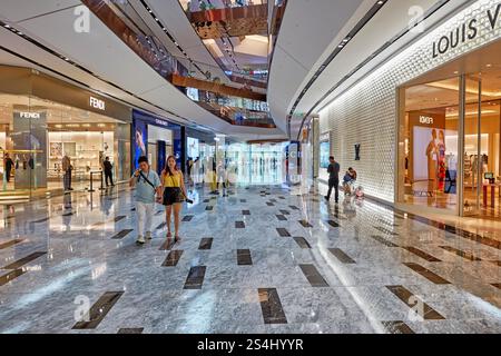 Inside the Exchange TRX mall, Kuala Lumpur downtown, Malaysia Stock ...