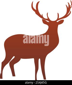 Vintage deer figure illustration vector, remixed from the artwork by ...