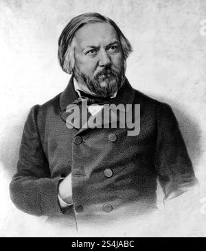 Mikhail Ivanovich GLINKA 'S - portrait of Russian composer. 1804-1857 ...