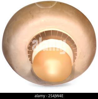 Fresh champignon mockup. Realistic illustration of fresh champignon ...