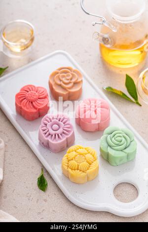 Chinese traditional festive cuisine, moon cakes Stock Photo - Alamy