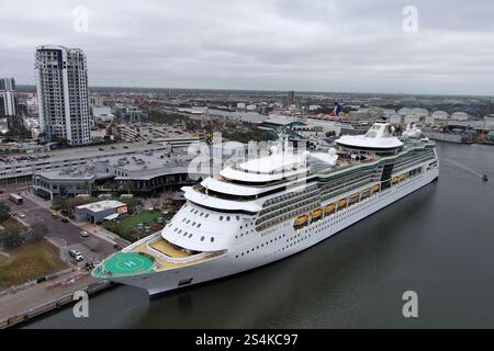 The GTS Radiance of the Seas cruise ship docked in the Garrison Channel ...