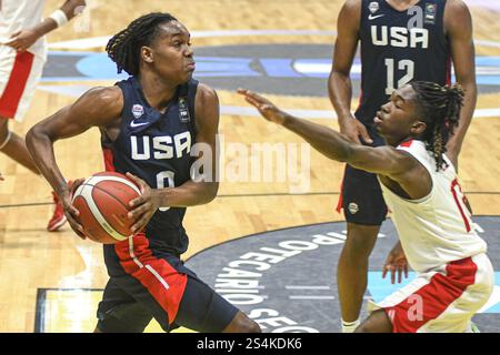 Jasper Johnson Jr (USA). FIBA Basketball Americup U18 - Buenos Aires ...