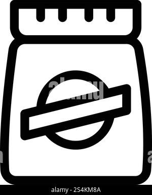 Softener antibacterial icon, outline style Stock Vector Image & Art - Alamy
