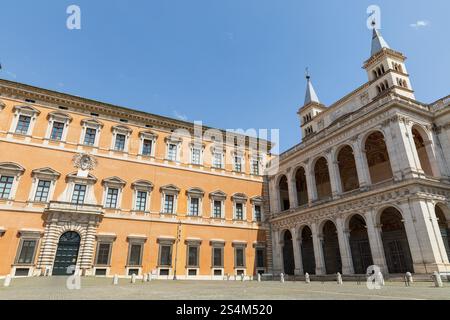 The Apostolic Palace of the Lateran (L) & The Archbasilica of Saint ...