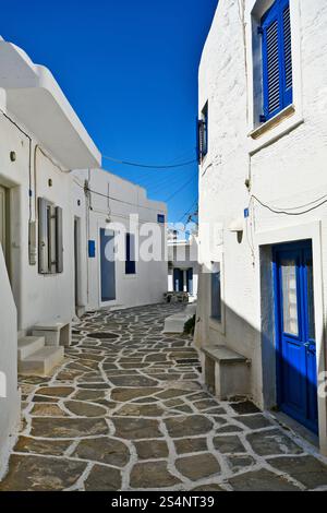 Paros, Greece - September 17, 2024: View over the bay of Parakia with ...