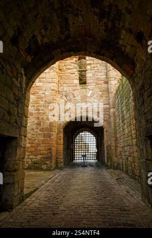 The Gatehouse of Tynemouth Castle, Newcastle, England Stock Photo - Alamy