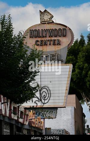 Hollywood Center Motel on Sunset Boulevard, Los Angeles, California ...