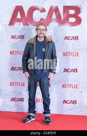 Marco Giallini attends the photocall of the Netflix series “ACAB” at ...