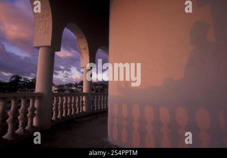 the mosque in the city of Moroni in the Island of Comoros in the Indian ...