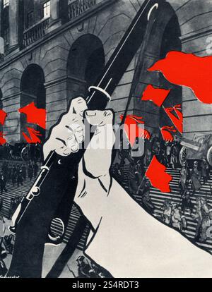 Sovietic Revolution propaganda poster inspired by Russian poet and ...