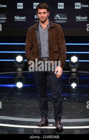 Marco Rossetti attends the photocall of the Rai fiction "Un passo dal ...