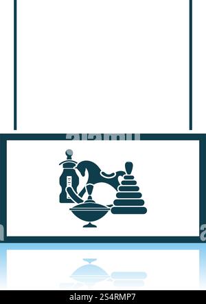 Toys market department icon. Shadow reflection design. Vector ...