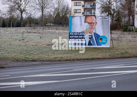 Wahlplakat der CDU mit Friedrich Merz zur Bundestagswahl 2025 *** CDU ...