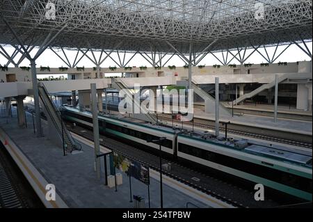 The brand new Tren Maya (Train Maya) in the Yucatán Peninsula, Quintana ...