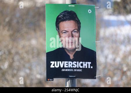 Ein Wahlplakat zur Bundestagswahl von der CDU mit Kanzlerkandidat ...