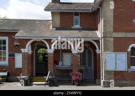 The entrance to Robertsbridge Railway station on the London to Hastings ...