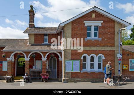 The entrance to Robertsbridge Railway station on the London to Hastings ...