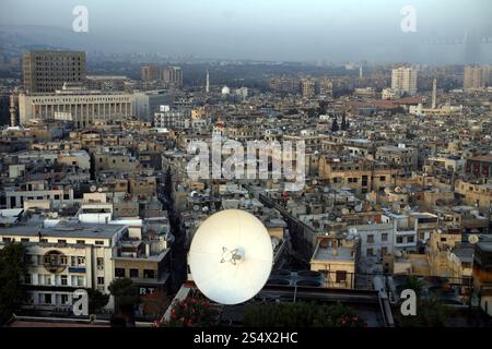 the city centre of Damaskus before the war in Syria in the middle east ...