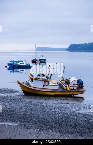 Quemchi, archipiélago de Chiloé ,provincia de Chiloé ,región de Los Lagos,Patagonia, República ...