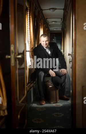 Shot of the vintage old train Stock Photo - Alamy