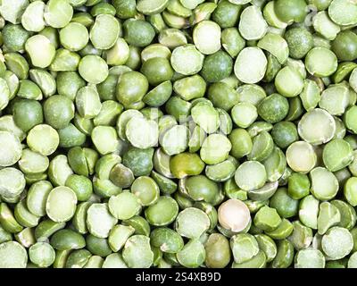 Dry split peas. Green beans. Ship rope. Rough boards. Wooden background ...