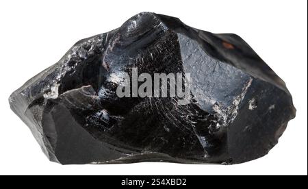 Natural black obsidian stone on background Stock Photo - Alamy