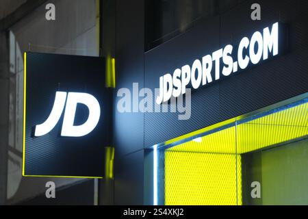 The JD Sports store on London's Oxford Street. Picture date: Monday ...