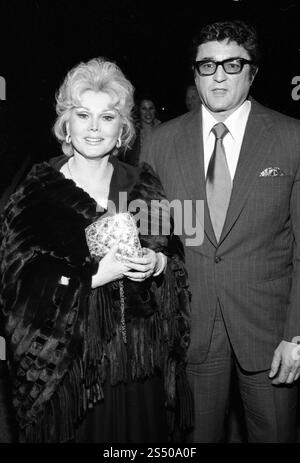 Zsa Zsa Gabor and Michael O'Hara Circa 1980's Credit: Ralph Dominguez ...